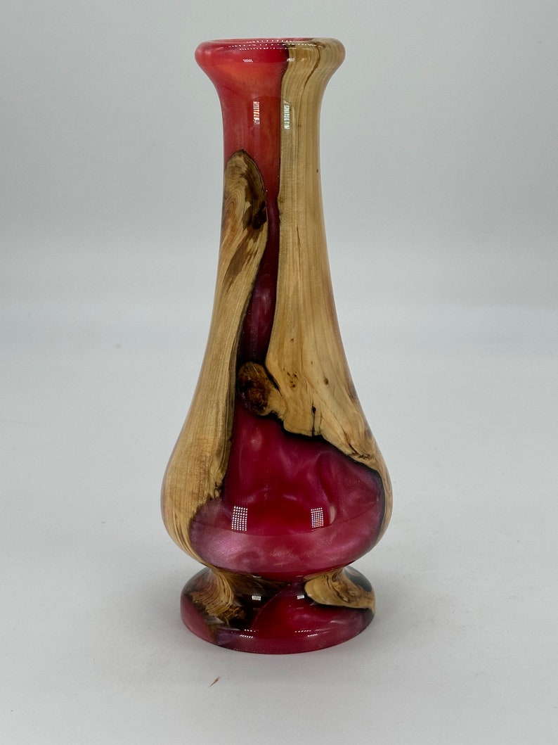 Juniper Root and Resin Vase - Etsy