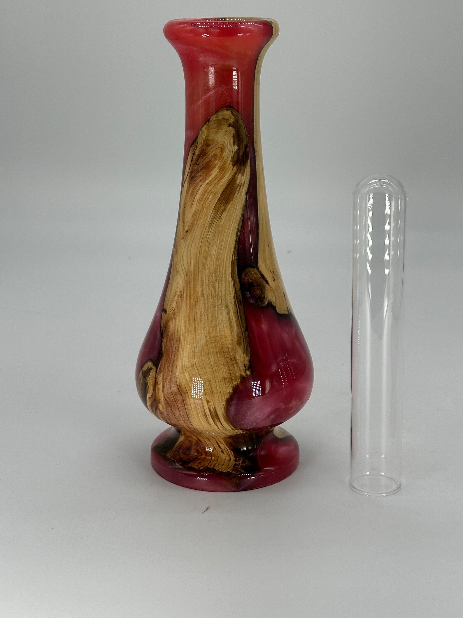 Juniper Root and Resin Vase - Etsy