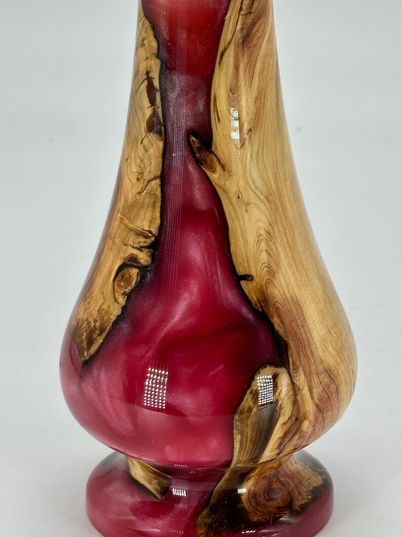 Juniper Root and Resin Vase - Etsy