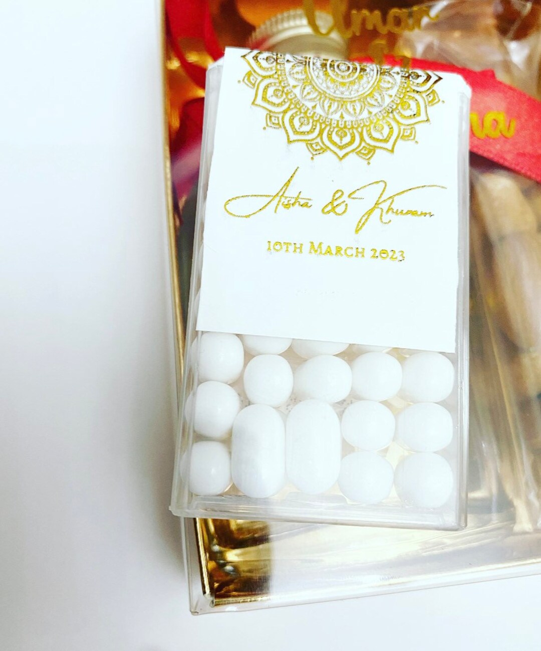 Personalised Tic Tac’s Favours Wedding Eid Nikkah Mehndi - (also ...
