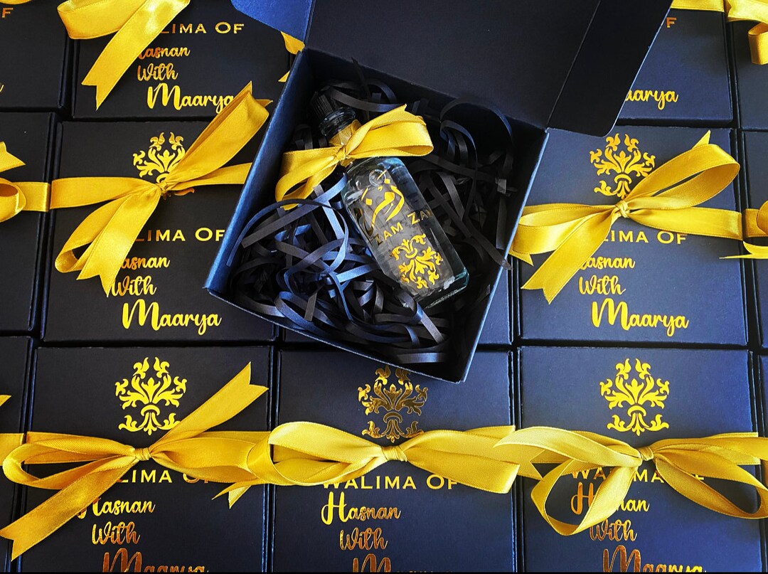 Wedding Favor Box: Zam Zam Water (50ml) - Etsy