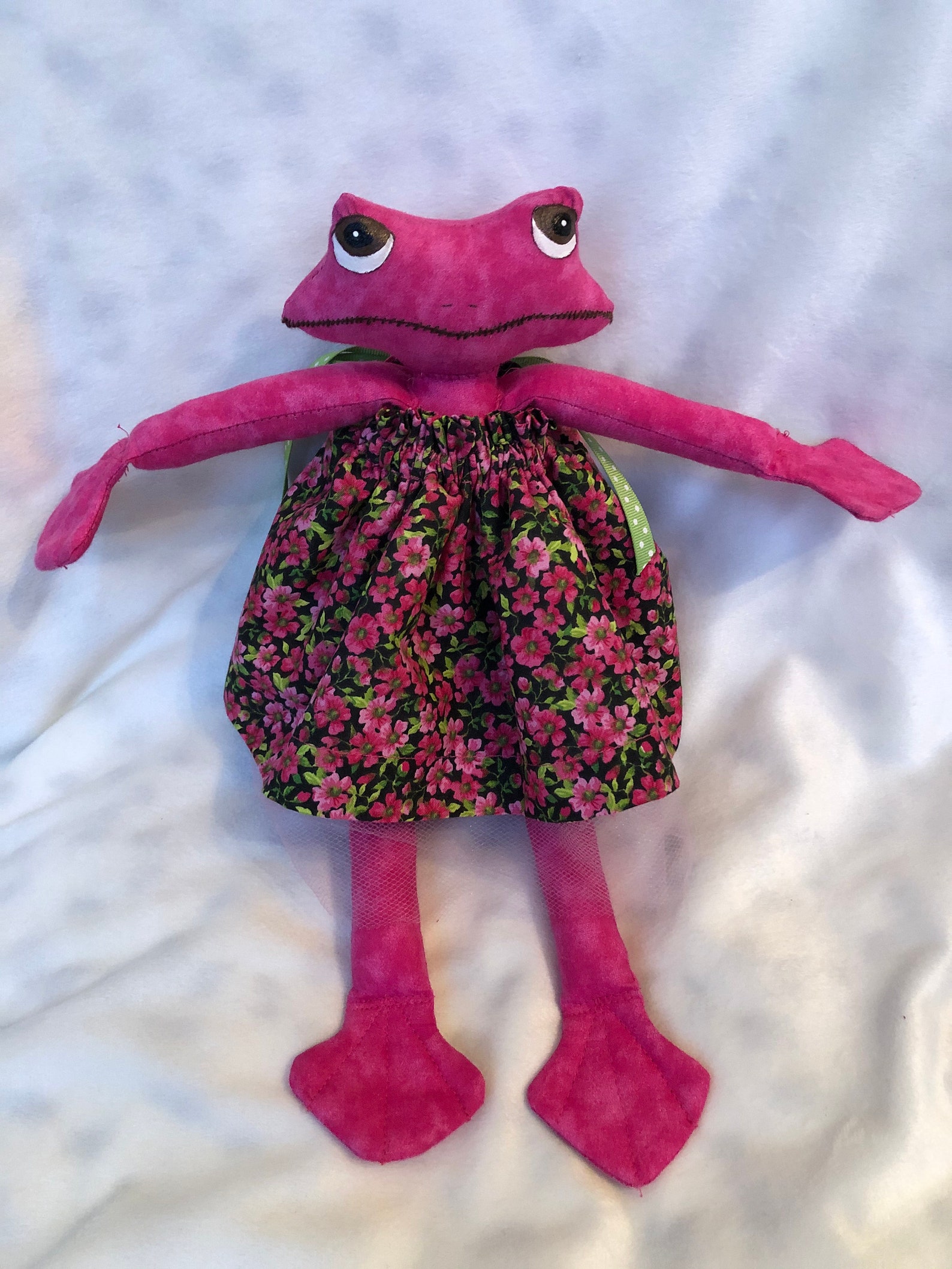 Mother and Baby Cotton Frogs Set - Etsy.de