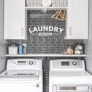 Laundry Room Sign | Printable Wall Decor | Laundry Room Digital ...