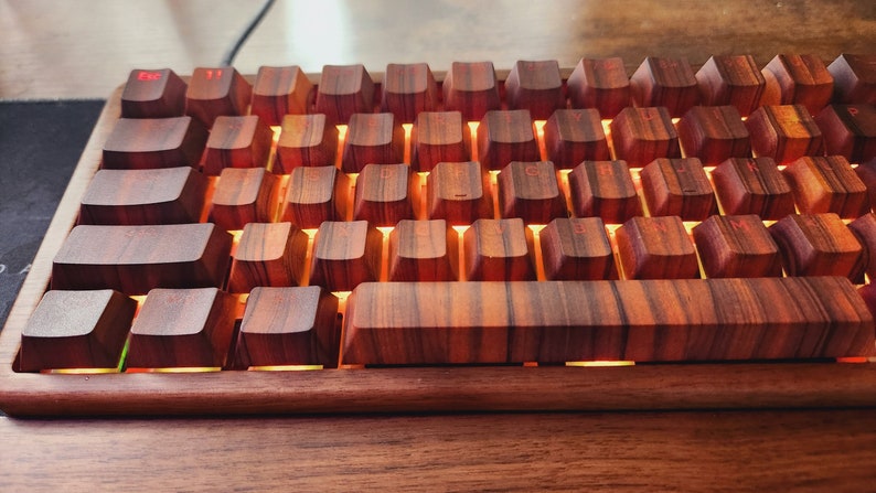 Custom Wooden Keyboard - Etsy