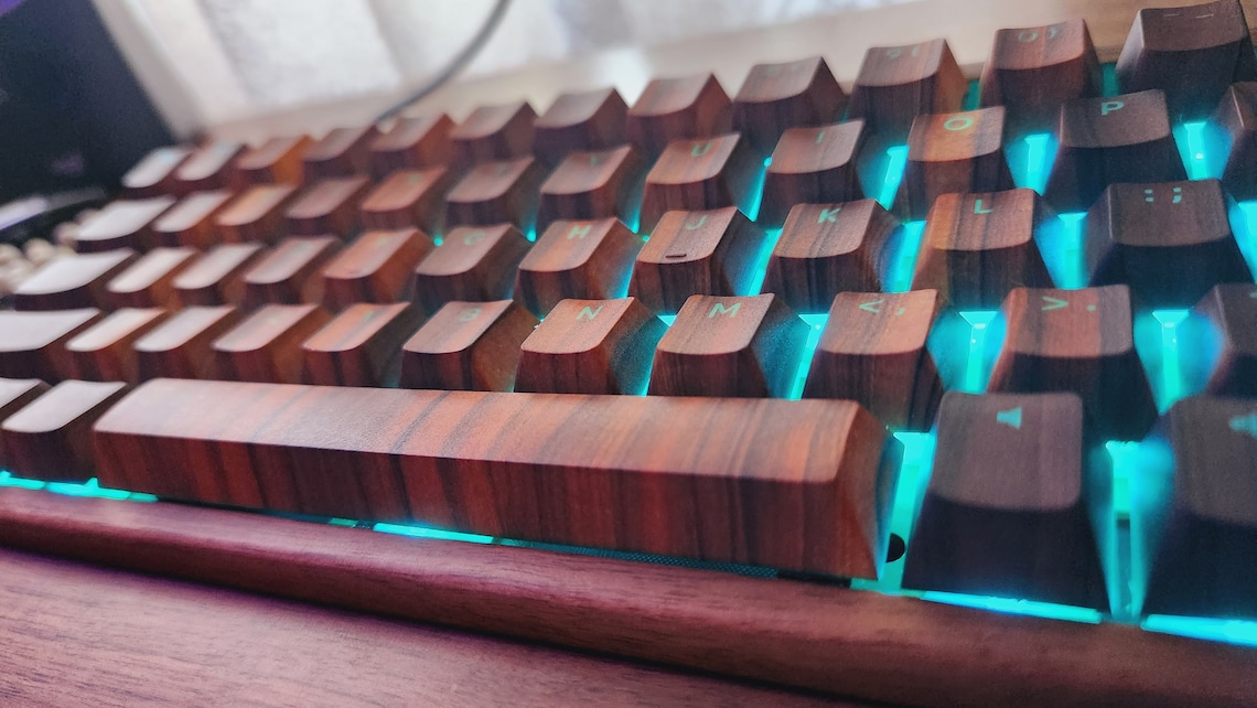 Custom Wooden Keyboard - Etsy