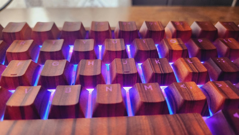 Custom Wooden Keyboard - Etsy