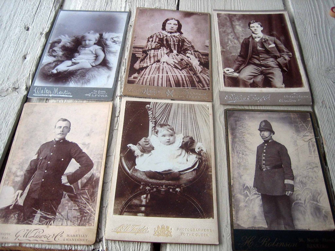 One Antique Victorian Cabinet Card Photo (ref: A-7172/3 Box 1) - Etsy
