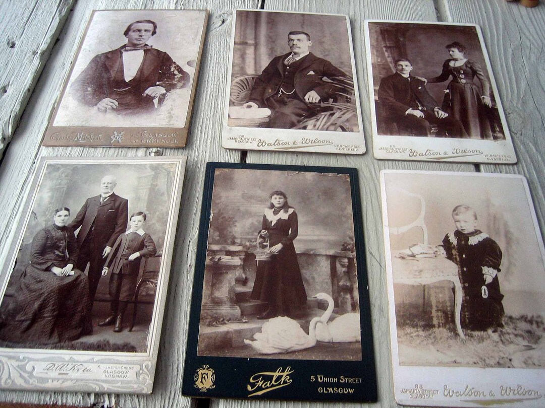 One Antique Victorian Cabinet Card Photo (ref: A-7172/4 Box 1) - Etsy