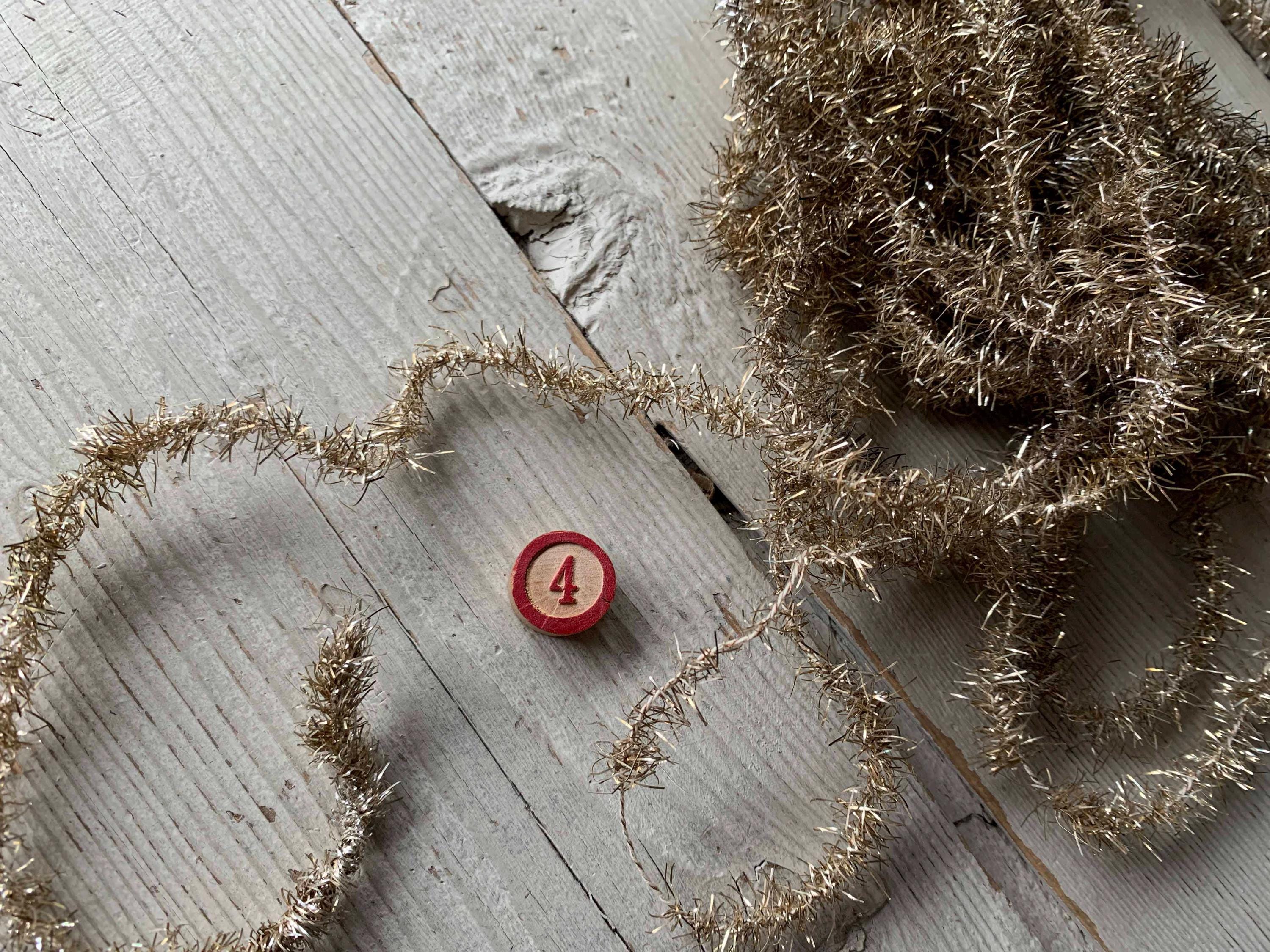 Select A Length & Style - Vintage Antique Tinsel Garland (M-204 Box 1 ...