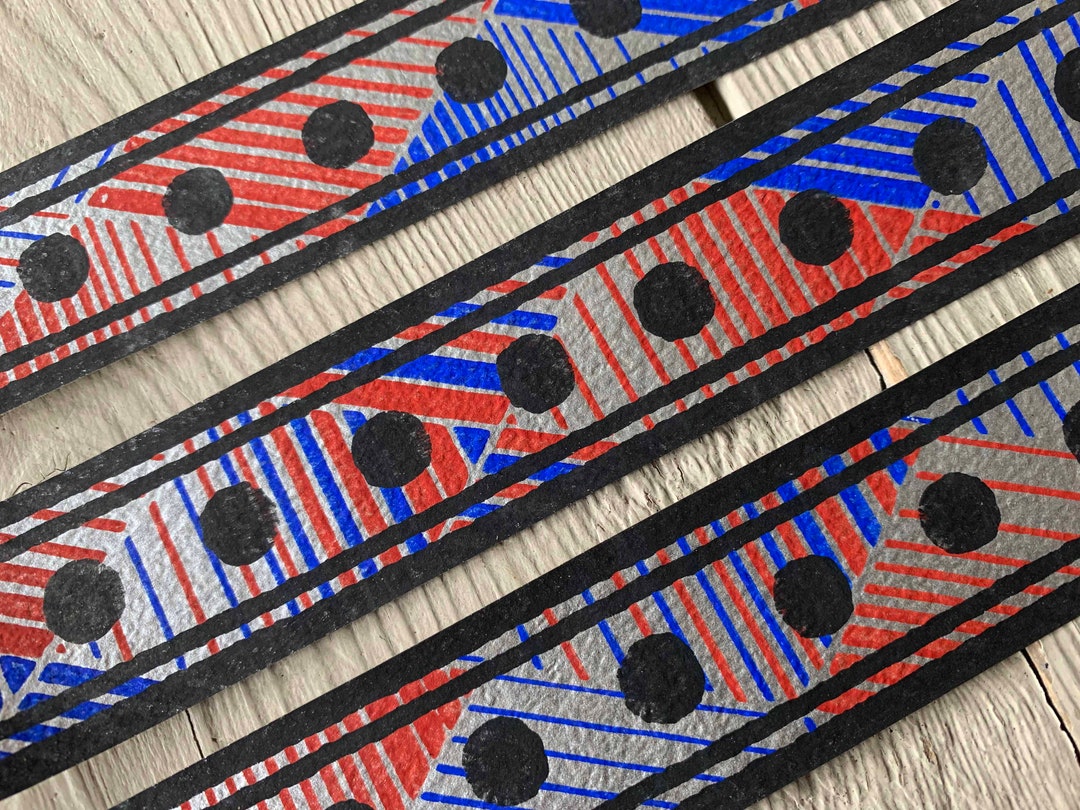Set of Three 1933 Sample Paper Border Bands British Made Dersine Fancy ...