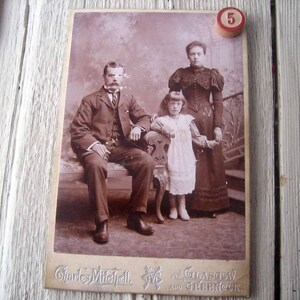 One Antique Victorian Cabinet Card Photo (ref: A-7172/1 Box 1) - Etsy