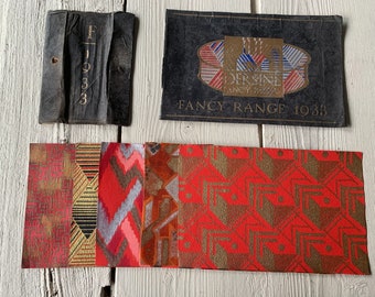 Set of Two 1933 Sample Paper Border Bands From British Made Dersine ...