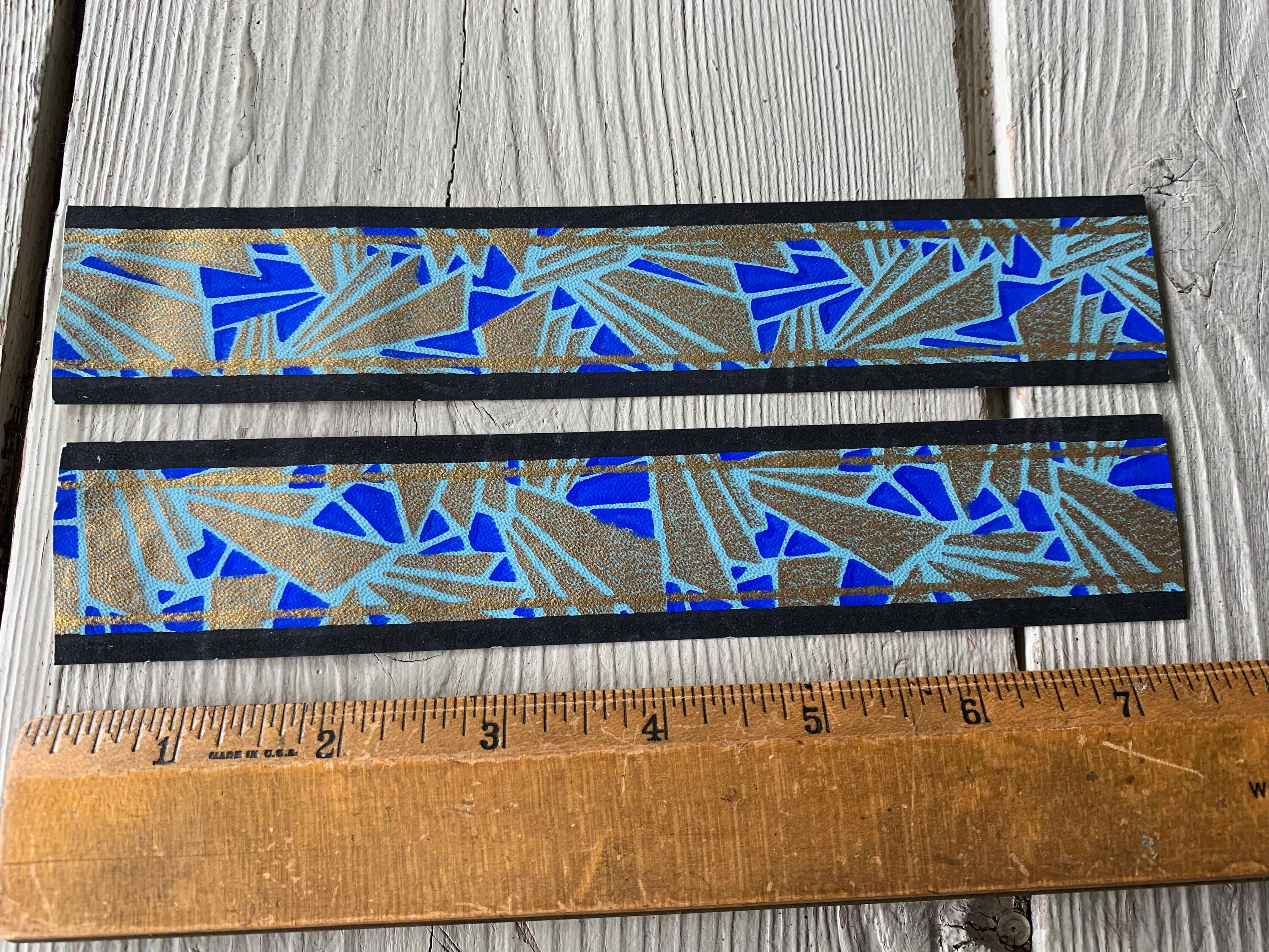 Set of Two 1933 Sample Paper Border Bands From British Made - Etsy