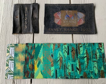 Set of Two 1933 Sample Paper Border Bands From British Made Dersine ...