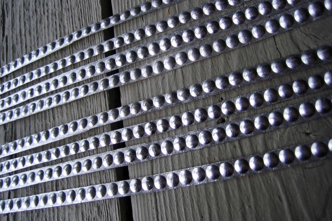 2 Strips 18 Inch Each Circa 1920s Embossed Paper Authentic Rare Silver ...