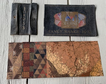 One 1933 Sample Paper From British Made Dersine Fancy Papers Sample ...