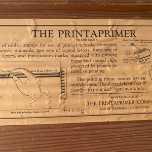 One Wood Word Stamp From 1930s PRINTAPRIMER Mixed Media Collage ...