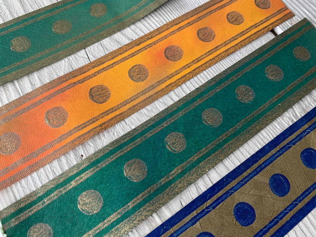 Set of Four 1933 Sample Paper Border Bands British Made Dersine Fancy ...
