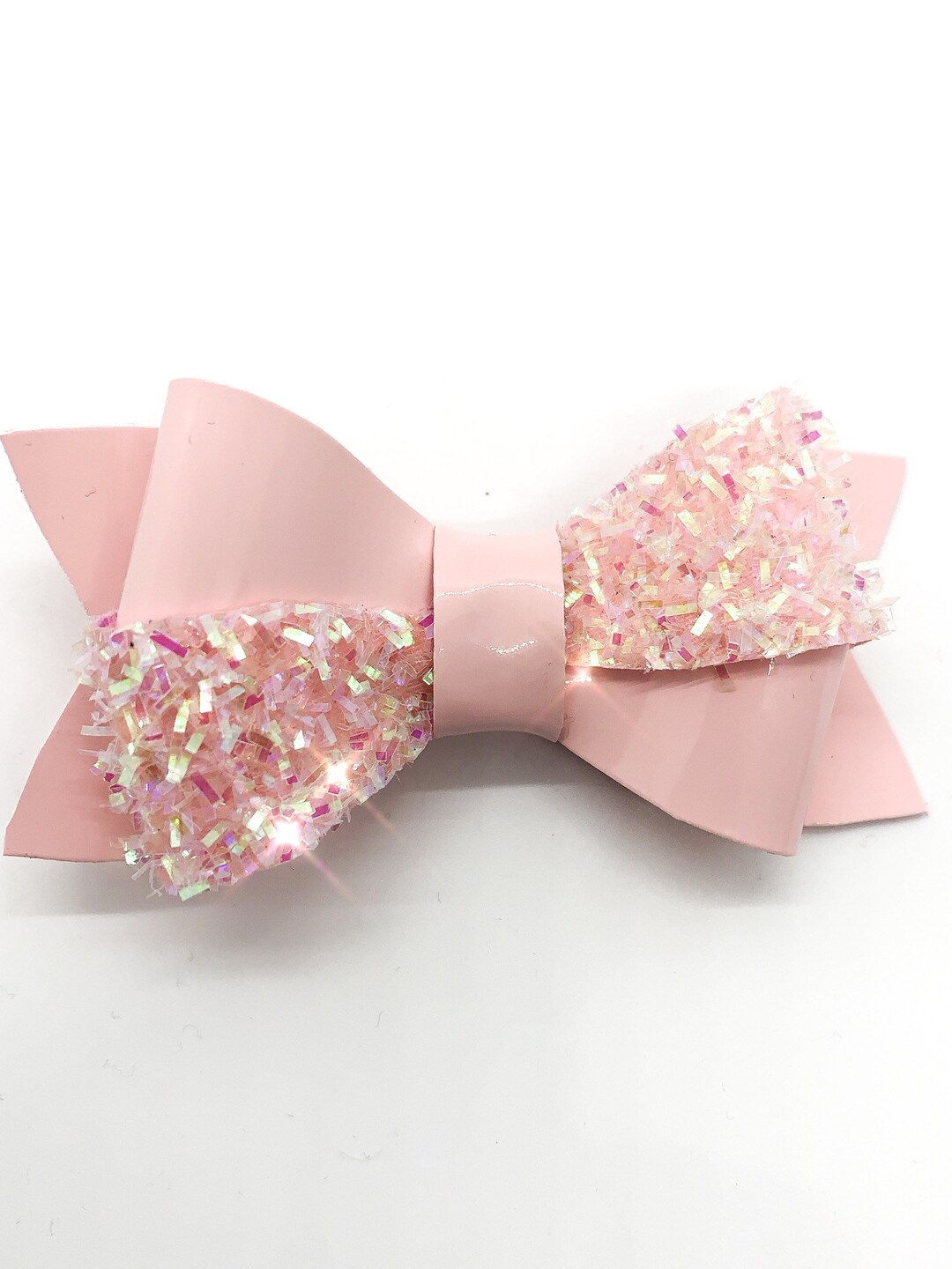 3.5” Pink Hair Bow - Girls Hair Bows, Party Hair Bow, Handmade Bows ...