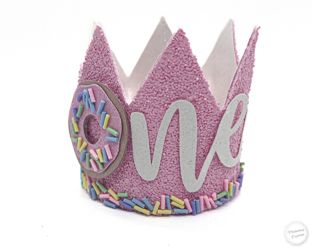 Sweet One Birthday Crown Donut Theme Birthday Crown - Etsy