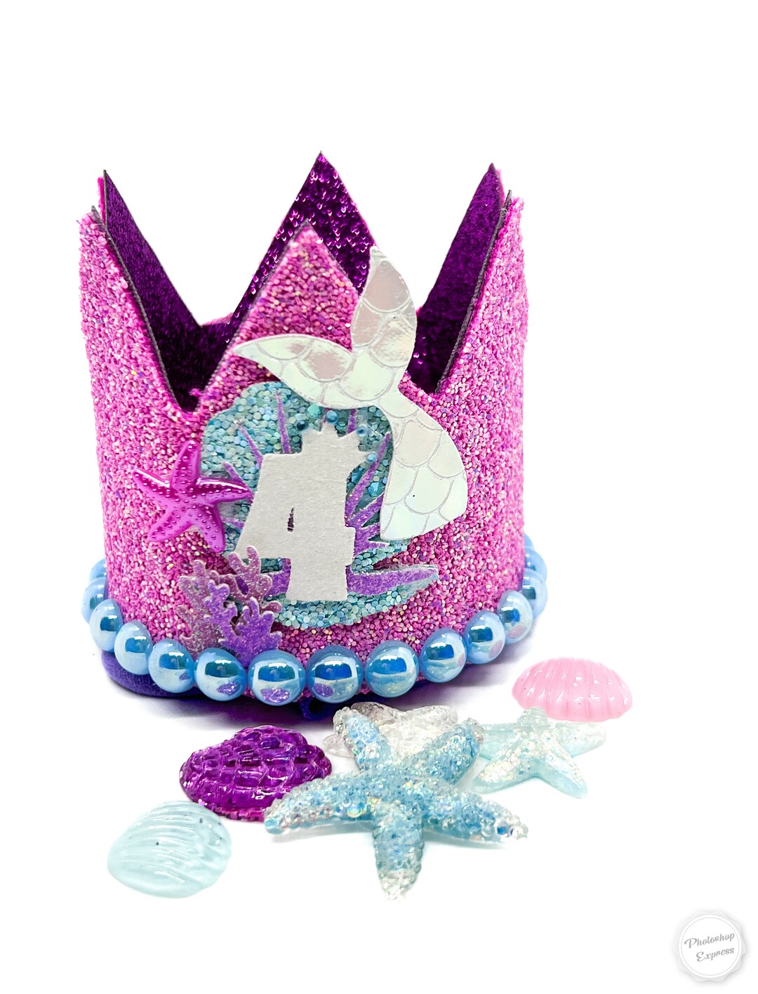 Mermaid Birthday Crown ~ Mermaid Birthday Headband ~ Under the Sea ...