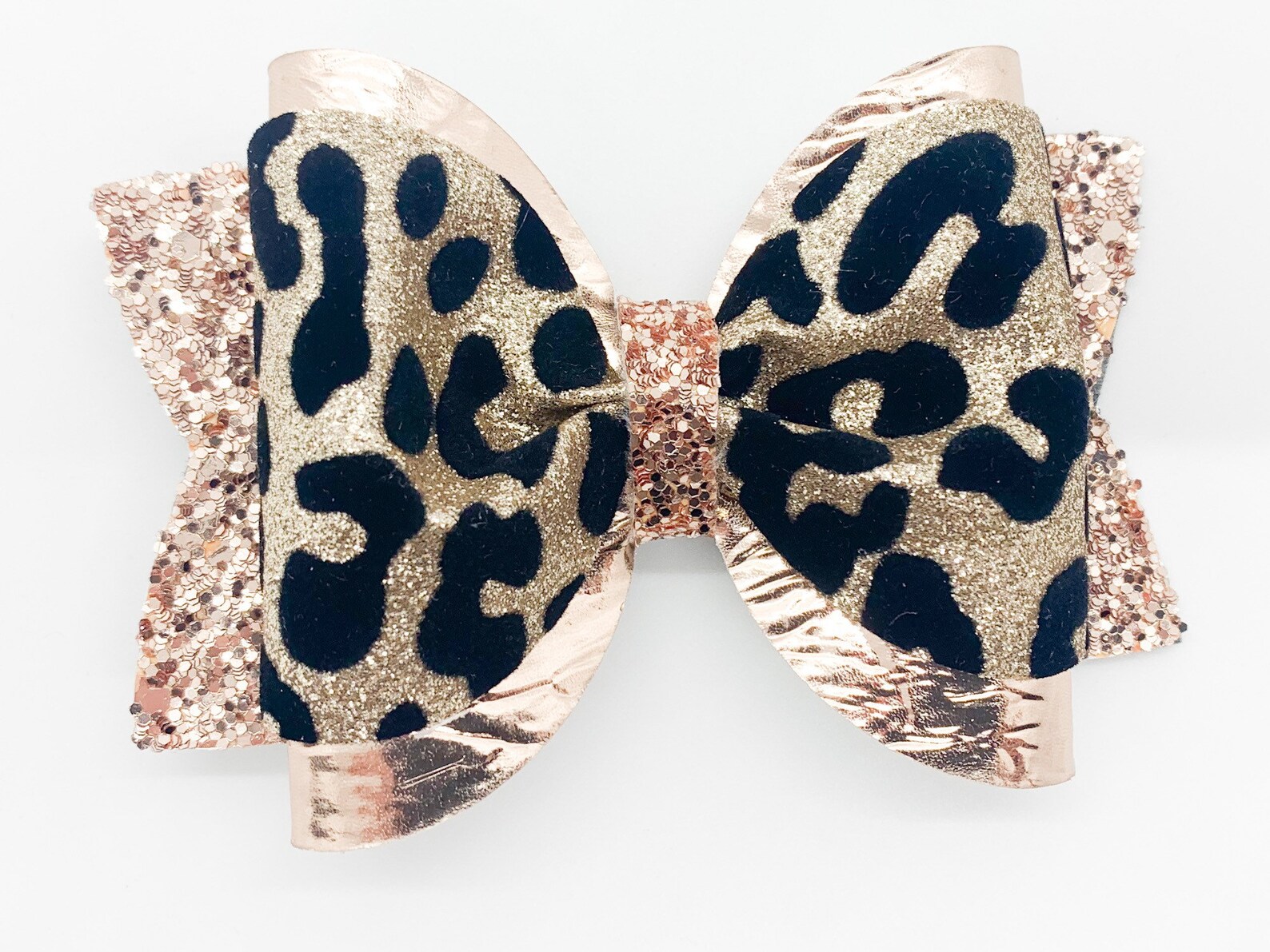 Gorgeous Cheetah Print Hair Bow Hair Bow Animal Print Hair - Etsy