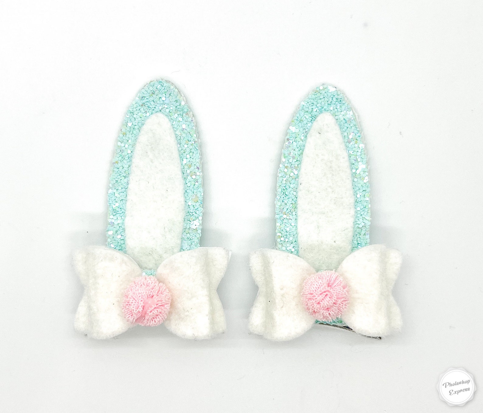 Easter Bunny Pigtail Set ~ Easter Bunny Piggies ~ Bunny Pigtail Hair ...