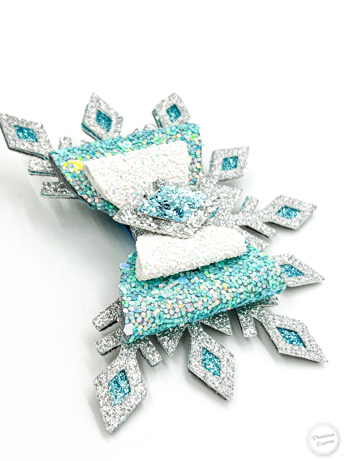 Ice Princess Frozen Hair Bow Princess Nylon Headband - Etsy
