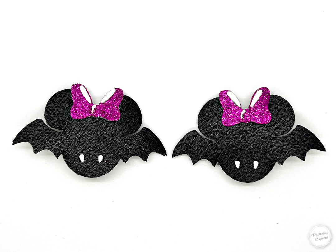 Minnie Mouse Vampire Pigtail Set - Mouse Halloween Bat Piggies ~ Minnie ...