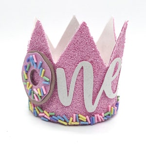 Sweet One Birthday Crown ~ Donut Theme Birthday Crown ~ Birthday Crown ...