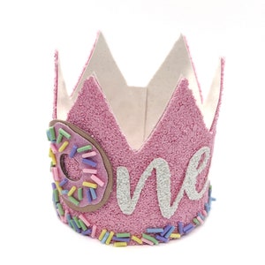 Sweet One Birthday Crown ~ Donut Theme Birthday Crown ~ Birthday Crown ...