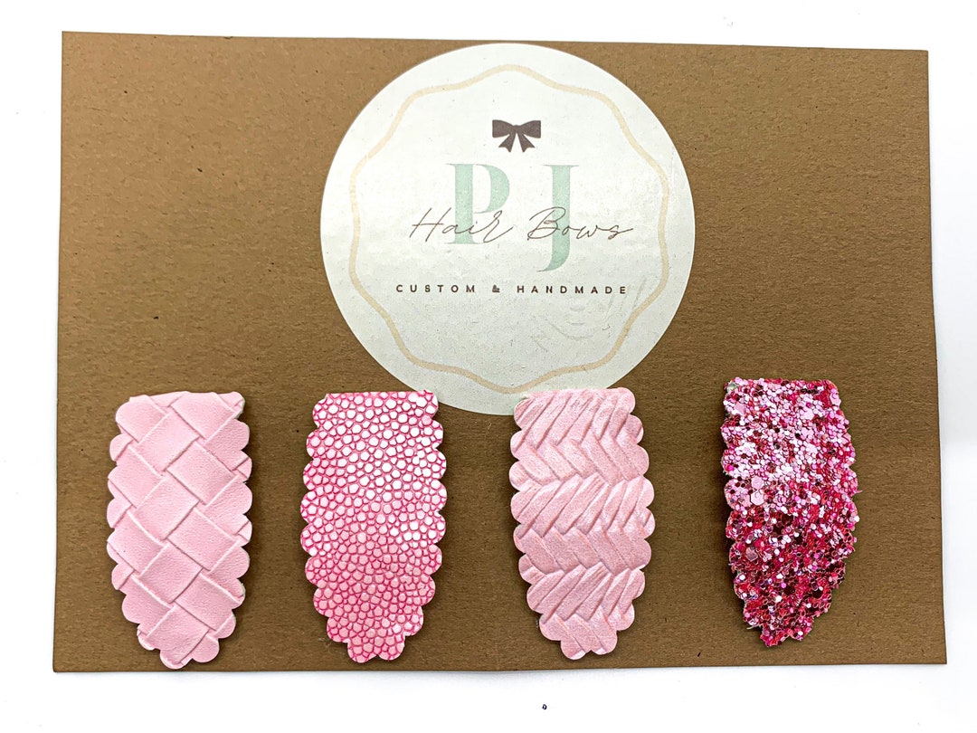 Snap Hair Clip Set - Girls Snap Clips -pink Snap Hair Clip - Basket ...