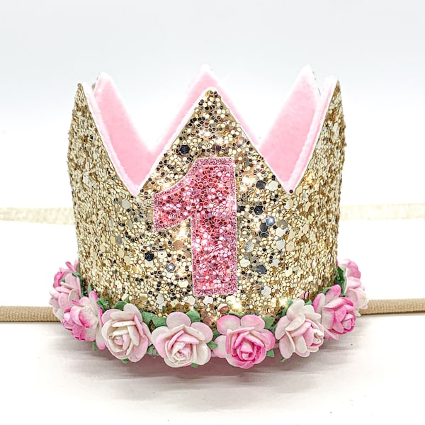 First Birthday Crown - Etsy