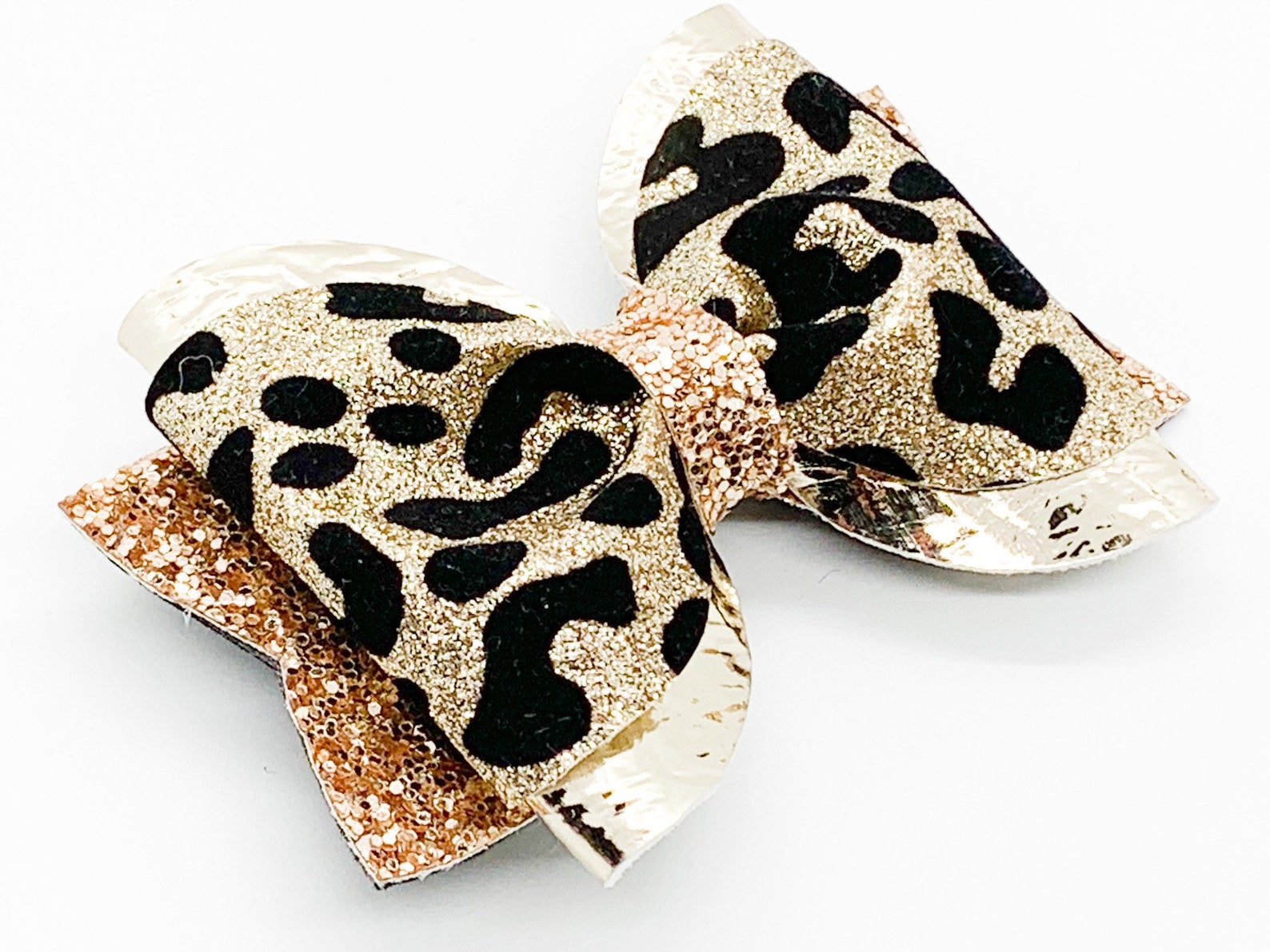 Gorgeous Cheetah Print Hair Bow Hair Bow Animal Print Hair - Etsy