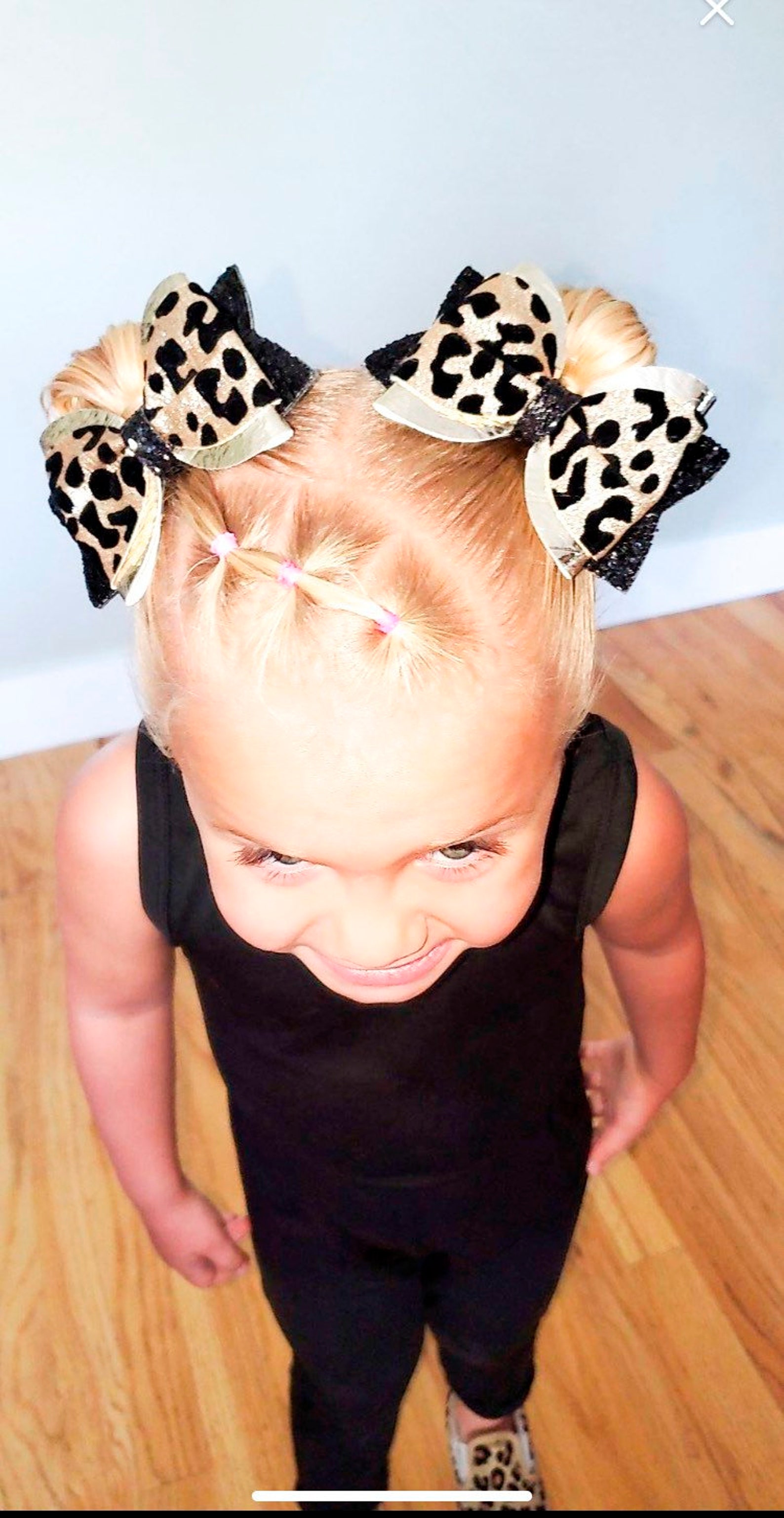 Gorgeous Cheetah Print Hair Bow Hair Bow Animal Print Hair - Etsy