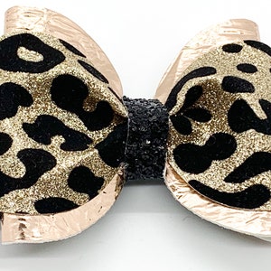 Gorgeous Cheetah Print Hair Bow Hair Bow Animal Print Hair - Etsy