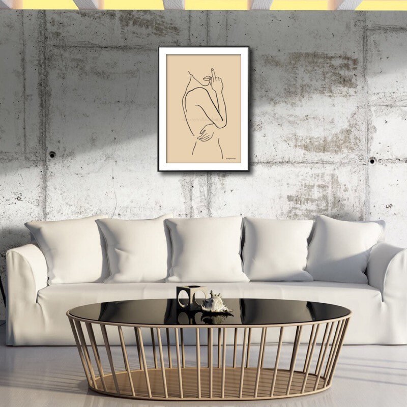 Line Art Print | Fashion Feminine Line Drawing Print | Feminist Print ...