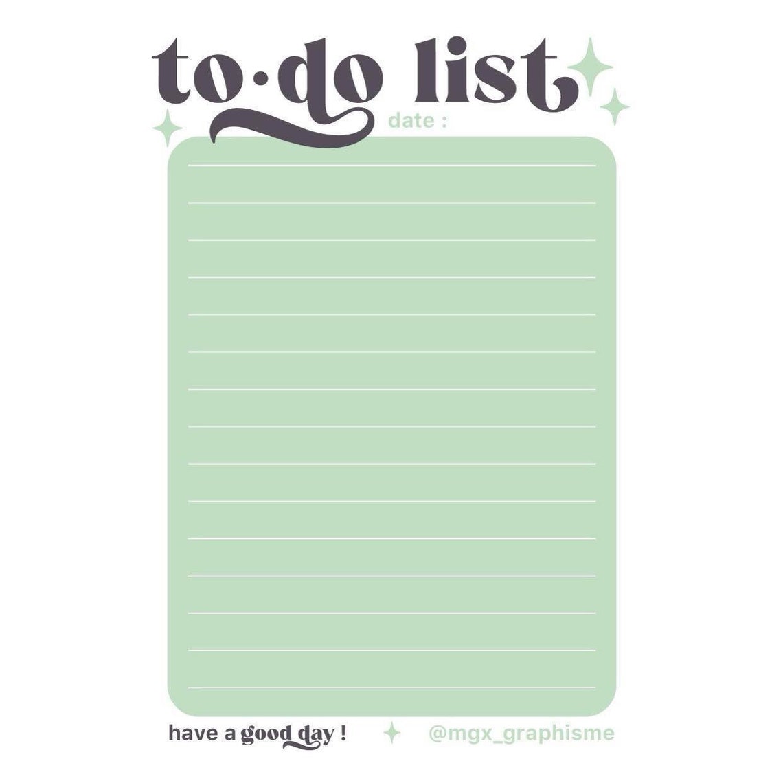 Bloc-Note To Do List 50 feuilles | Etsy
