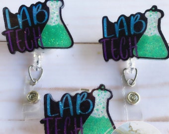 Lab Tech Badge Reel | Etsy