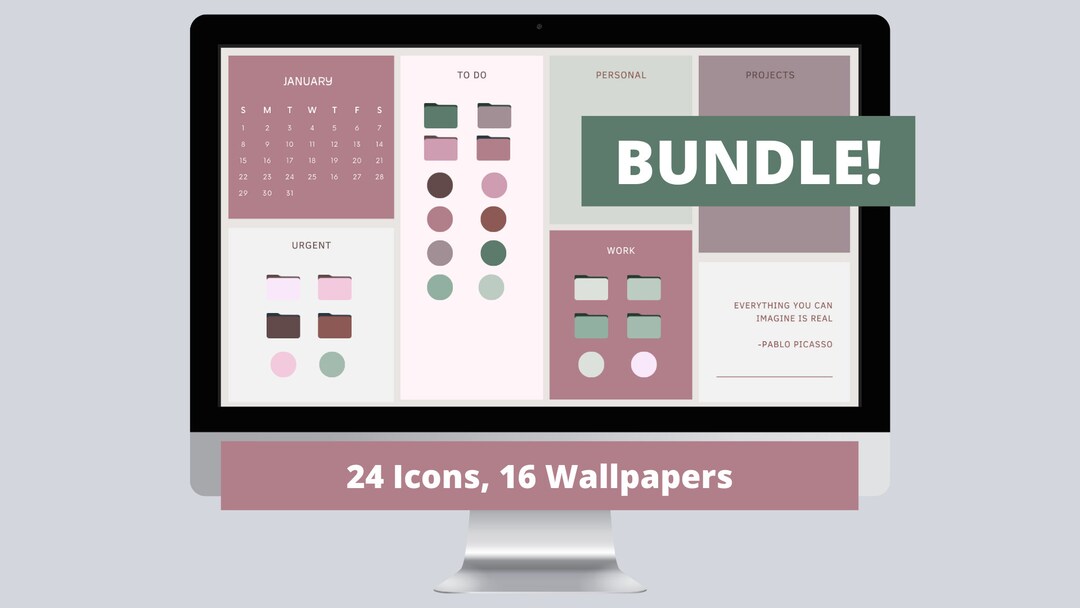 2022 - 2023 Desktop Wallpaper Background Organizer | 16 Months ...