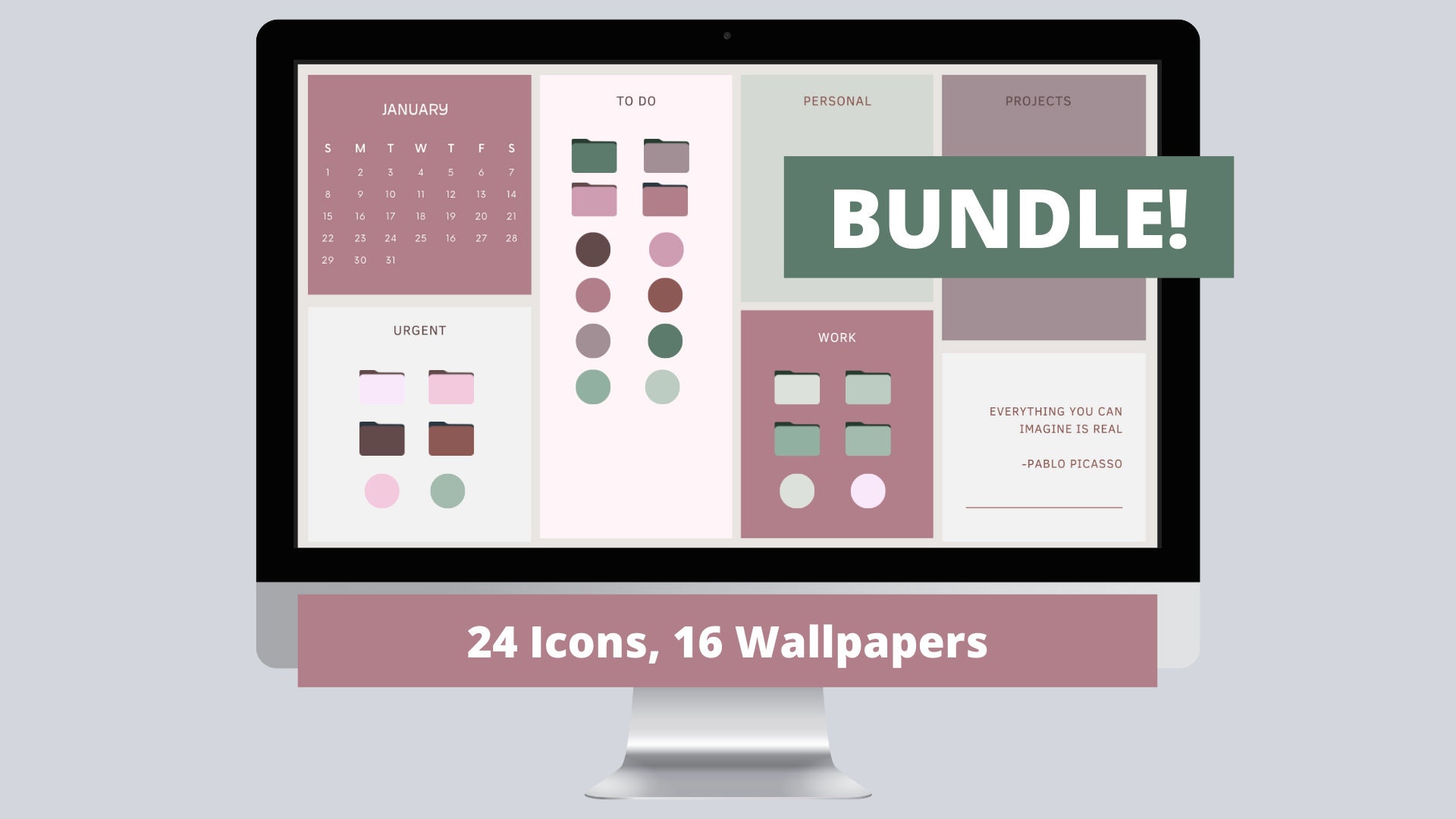 2022 - 2023 Desktop Wallpaper Background Organizer | 16 Months ...