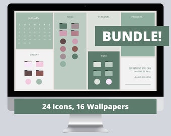 2022 - 2023 Desktop Wallpaper Background Organizer | 16 Months ...