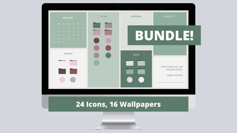 2022 - 2023 Desktop Wallpaper Background Organizer | 16 Months ...