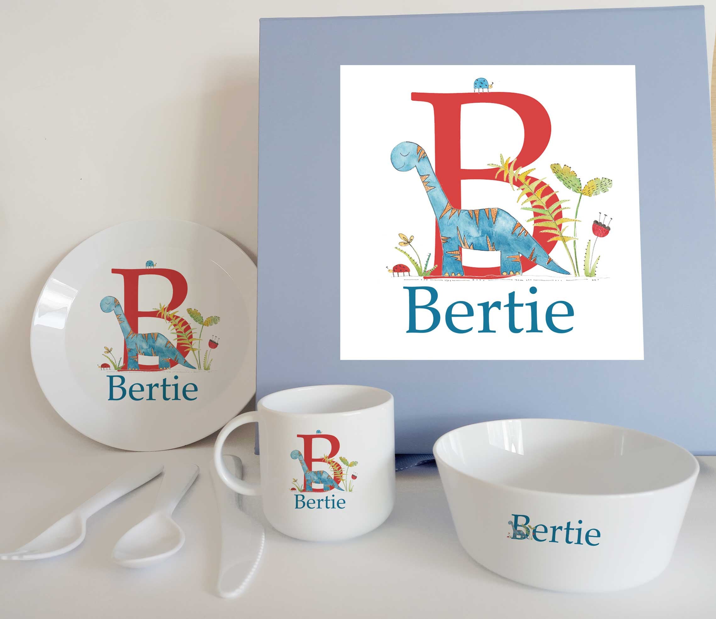 Personalised Baby Breakfast Dinner Set Child's 1st - Etsy UK