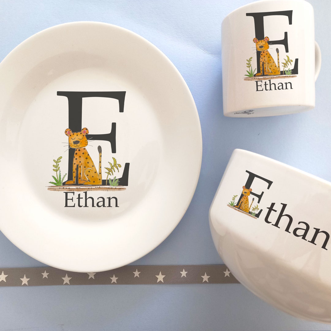 Personalised Baby Breakfast Dinner Set Child's 1st Dinner Set ...