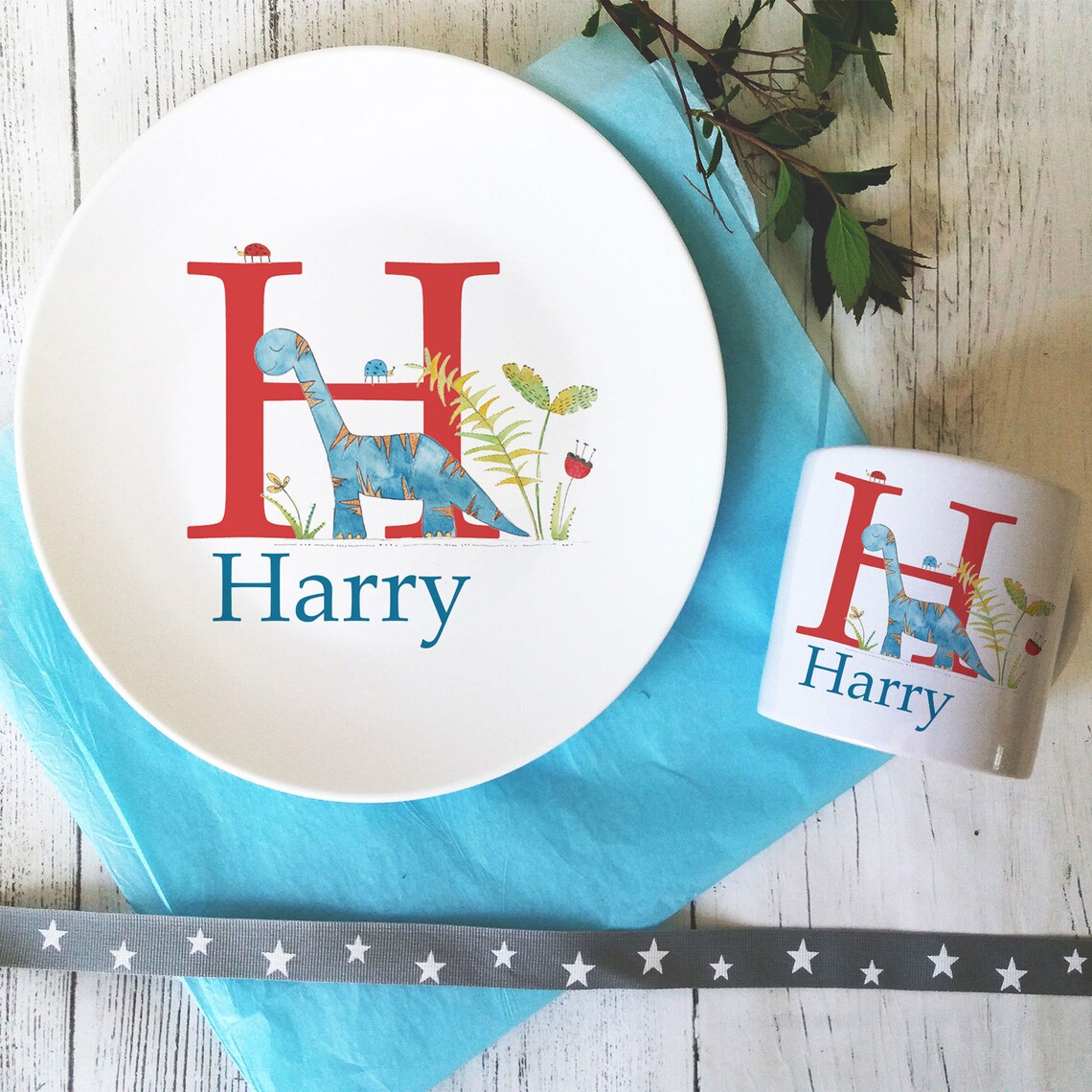 Personalised Baby Breakfast Dinner Set Child's 1st - Etsy UK