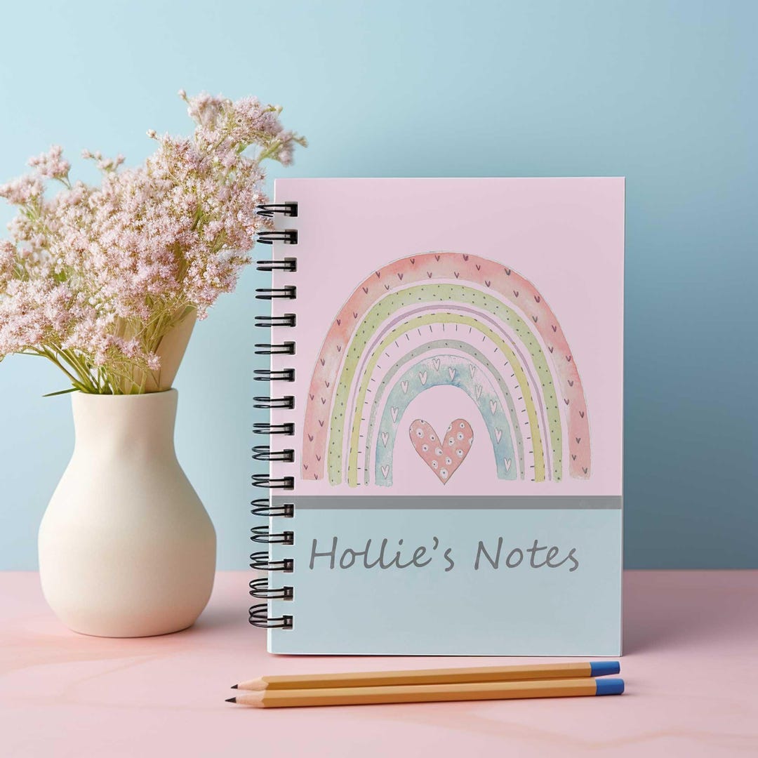 Personalised Girls Notebook - Custom Best Friend Notepad - Girls ...
