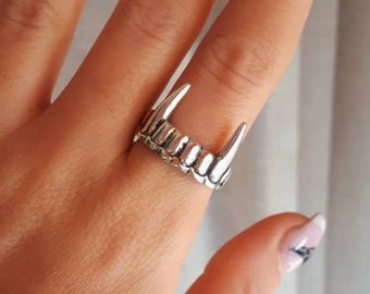 Creative Fangs Ring - Etsy
