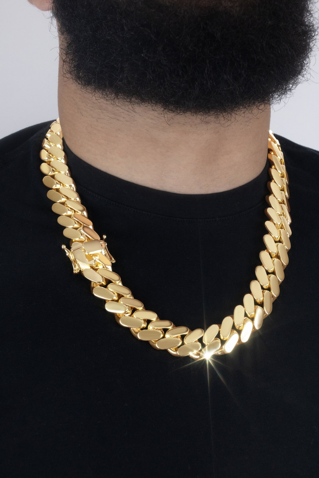 Miami Cuban Link SOLID HANDMADE 10-24MM Chain - Etsy