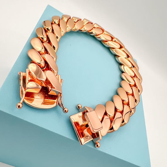 Cuban chain and bracelet set store